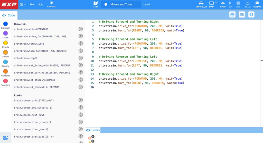 VEX EXP – VEX 机器人